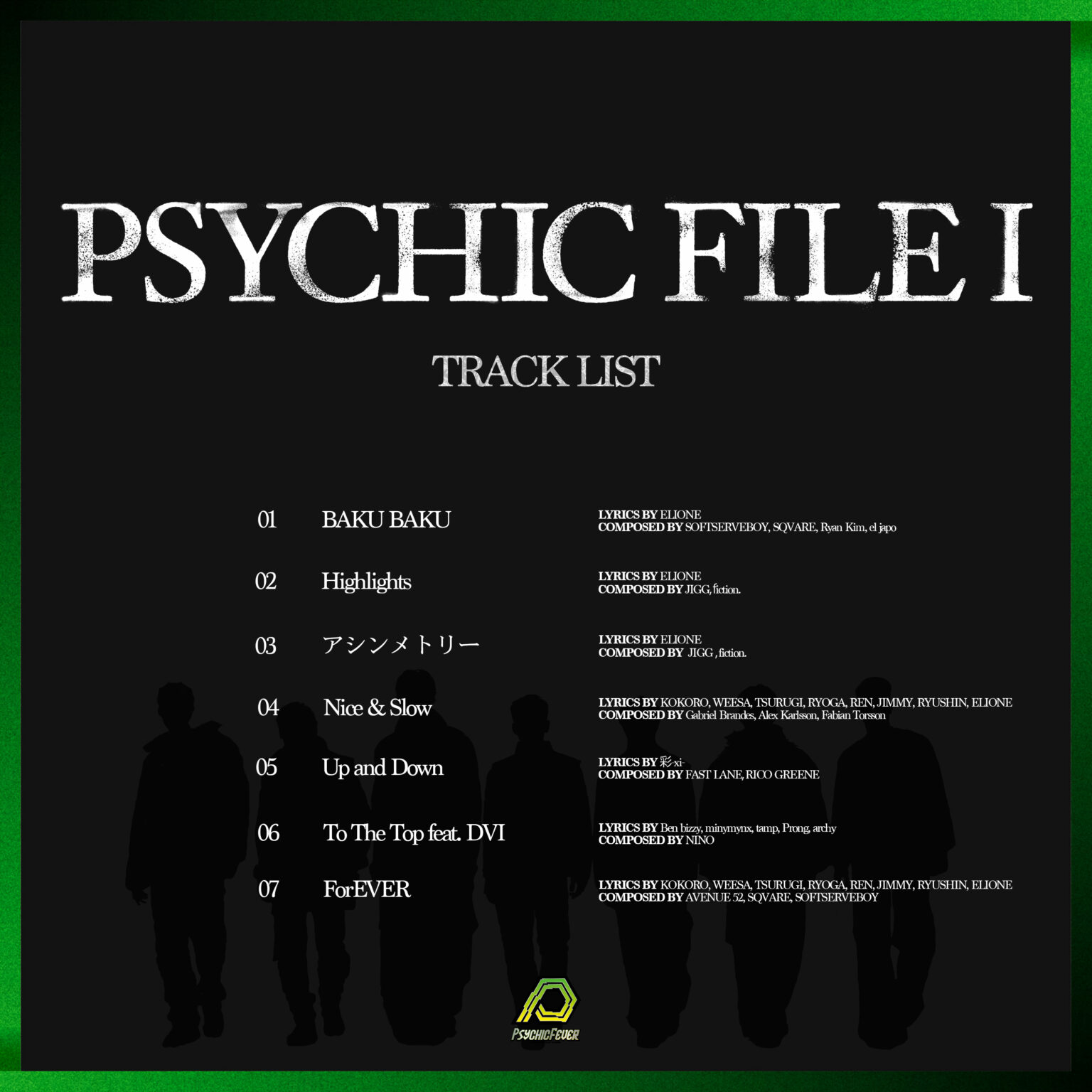 1st EP「PSYCHIC FILE Ⅰ」収録内容解禁！ | LDH Records OFFICIAL SITE